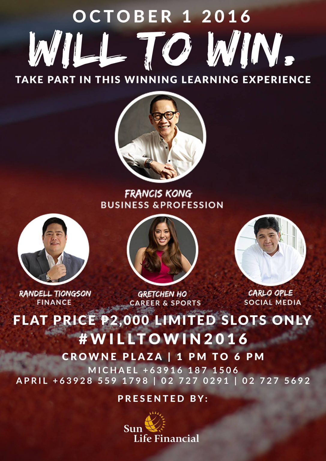 Will To Win Update - Inspirational Speaker Philippines - Francis Kong